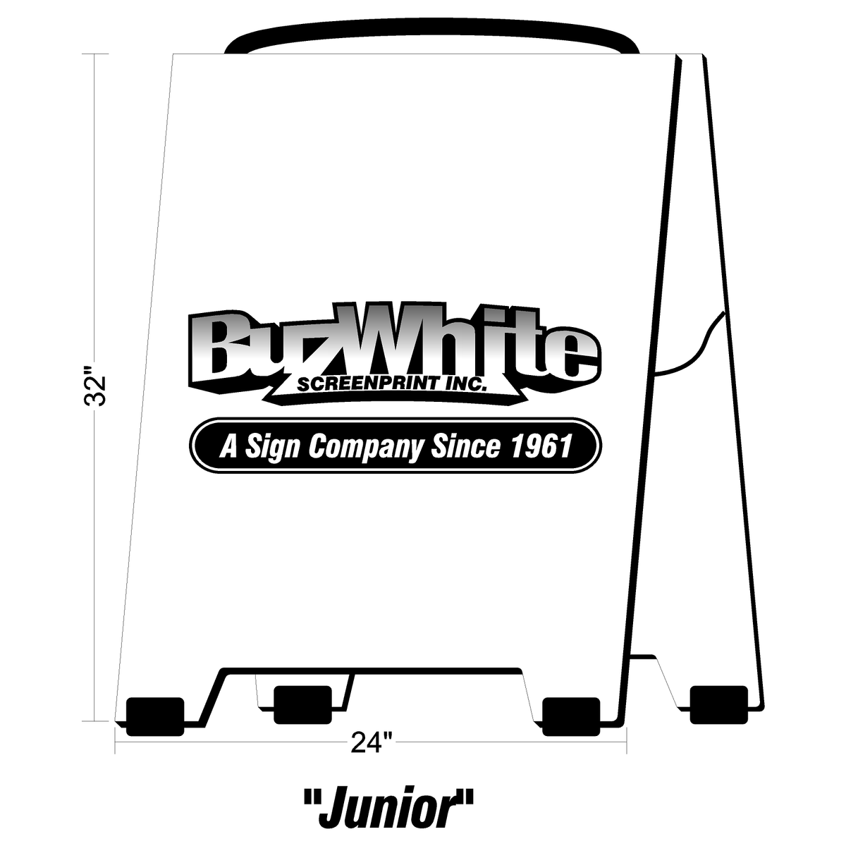 Custom A-Frame Signs|A-Boards|Sandwich Boards|Open House – Buz White ...