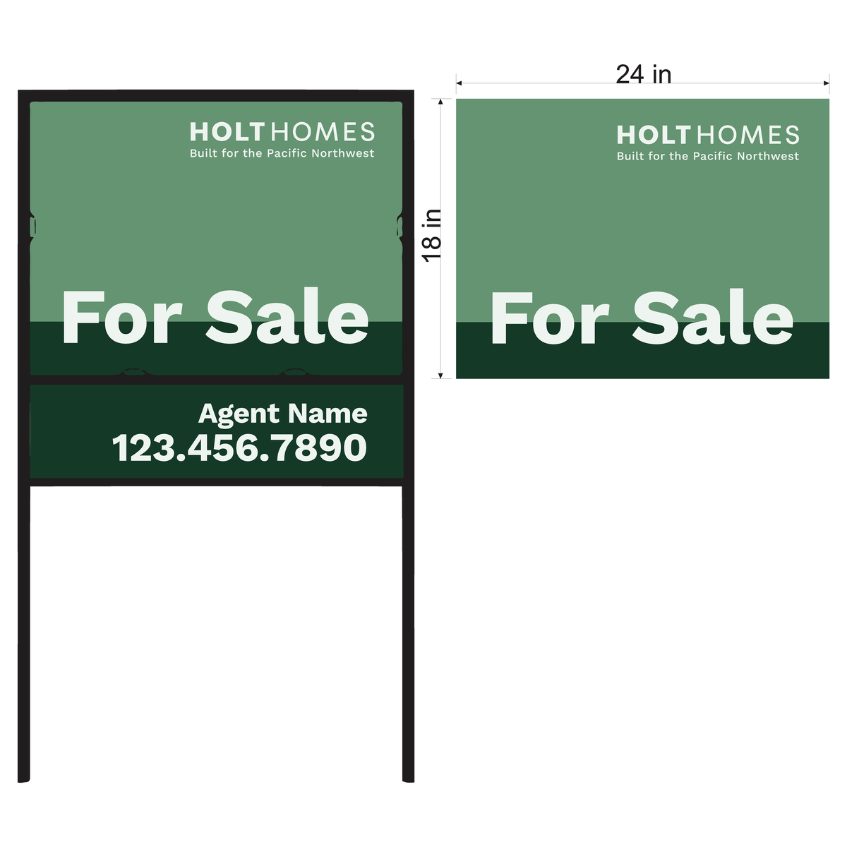 Holt Homes For Sale Sign – Buz White Sign & Design