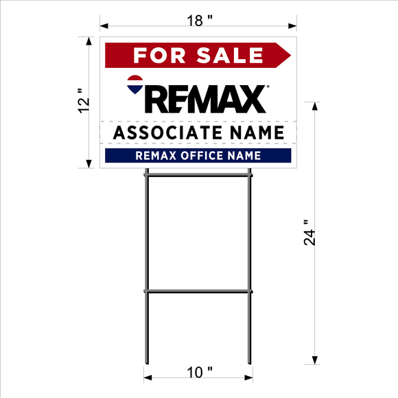 Remax Real Estate Signs – Buz White Sign & Design