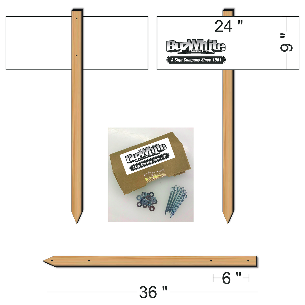 Wood Stakes for Signs-Sign Posts-Sign Stakes-Custom Signs-Oregon Wood ...